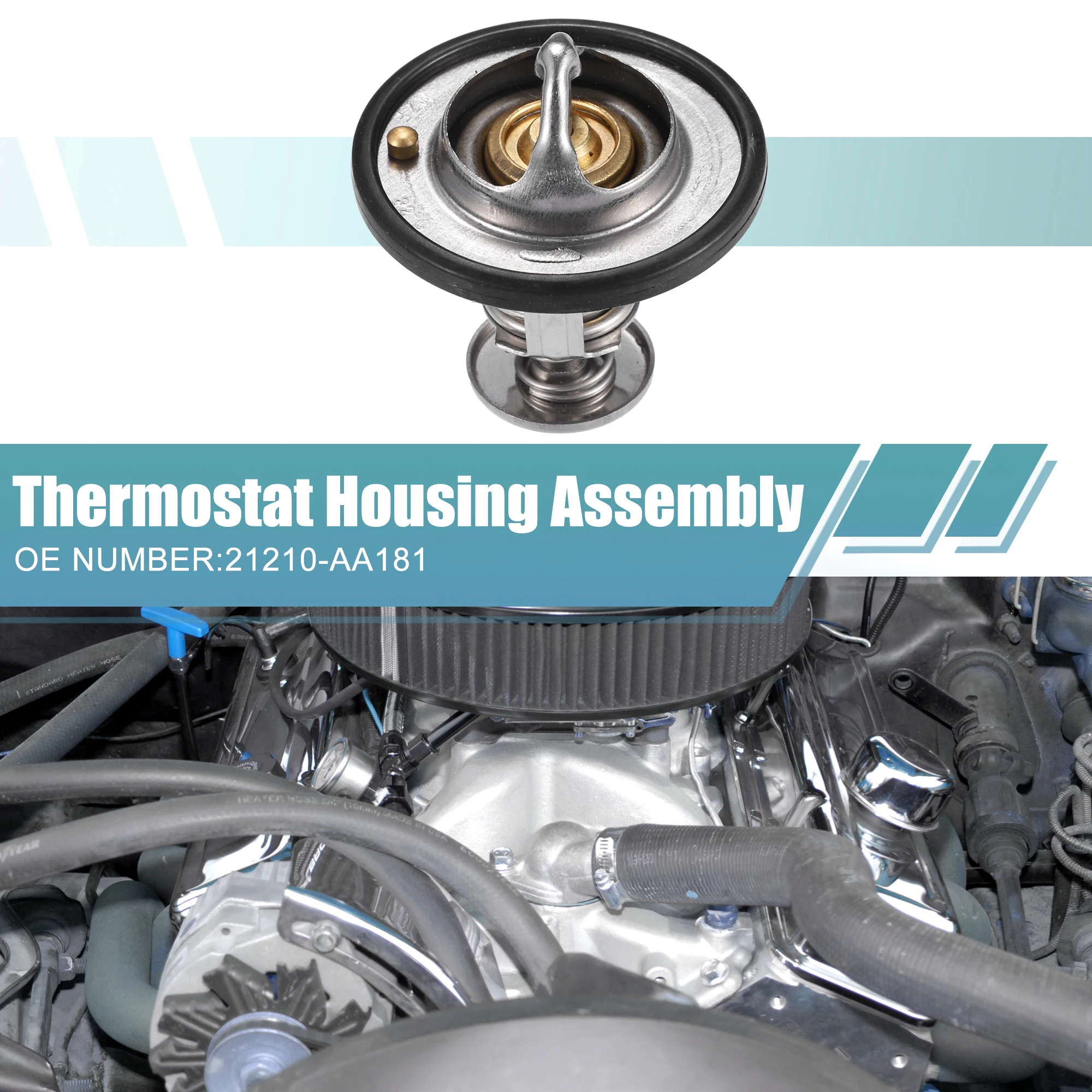 X-Autohaux-Auto-Engine-Coolant-Thermostat-Housing-Assembly-21210-AA181 ...