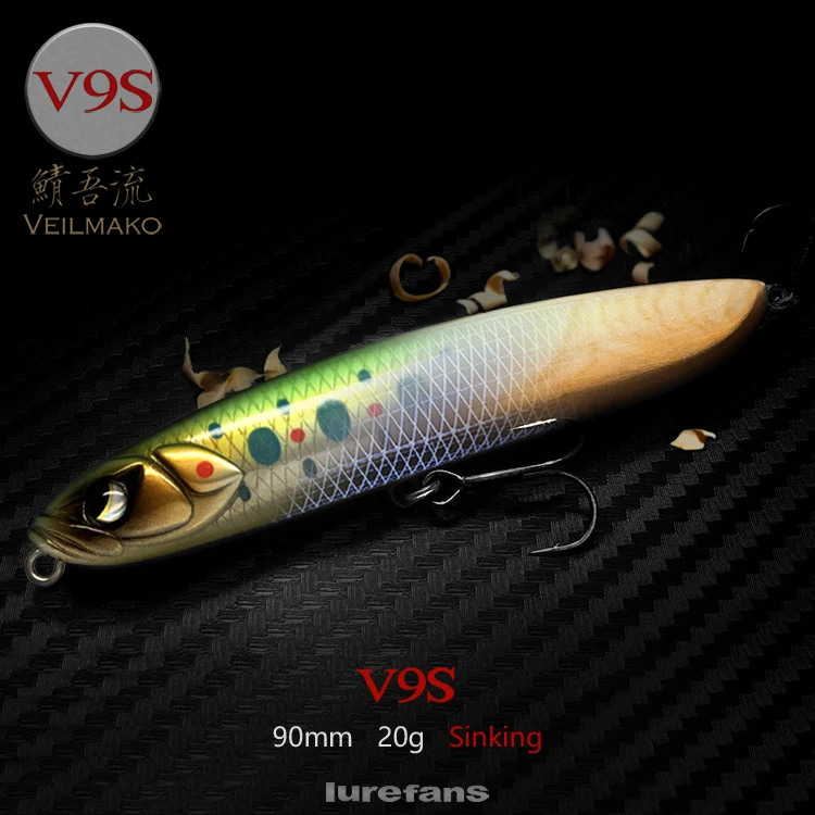 Lurefans-Fake-Bait-V9s-Perch-Crossed-Mouth-Red-Slight-Mandarin-Fish ...