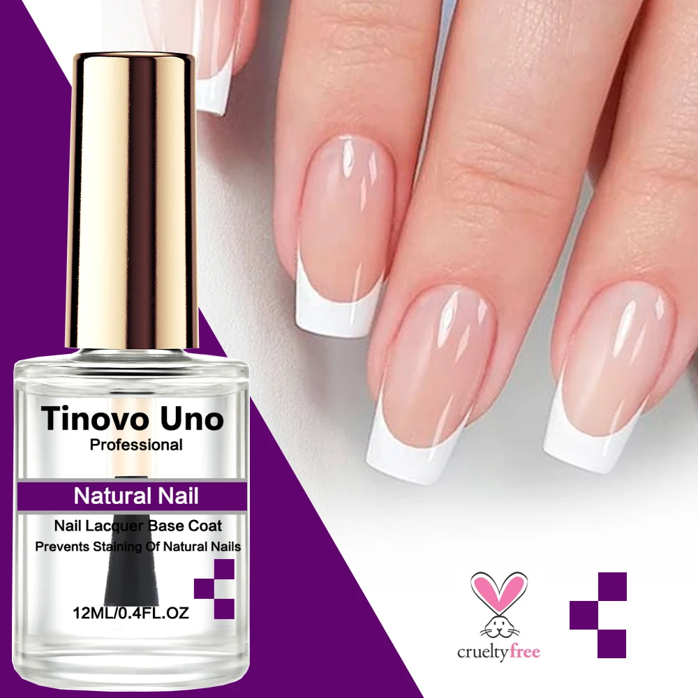Tinovo-Uno-Natural-Nail-Lacquer-Base-Coat-Regular-Nail-Polish-Quick-Dry ...
