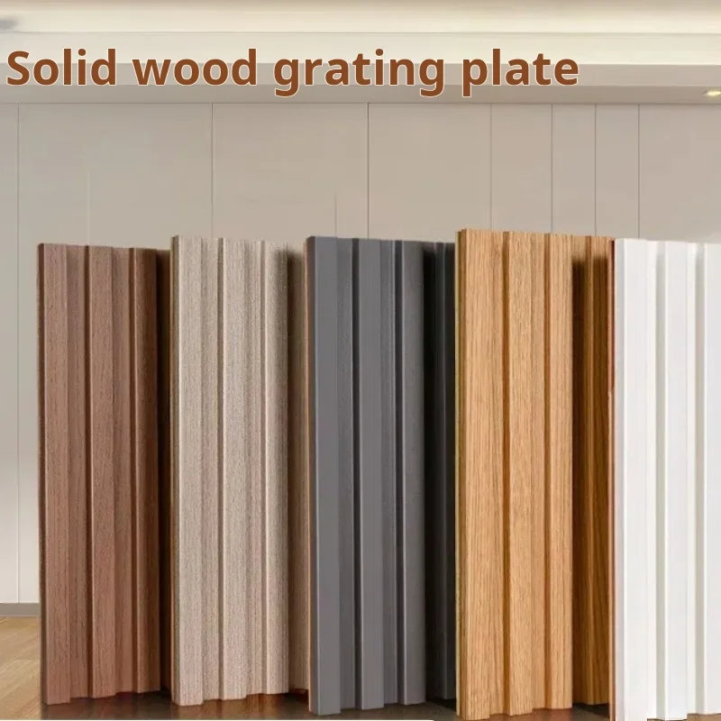 Solid-wood-grille-board-background-wall-Great-Wall-board-concave-and ...