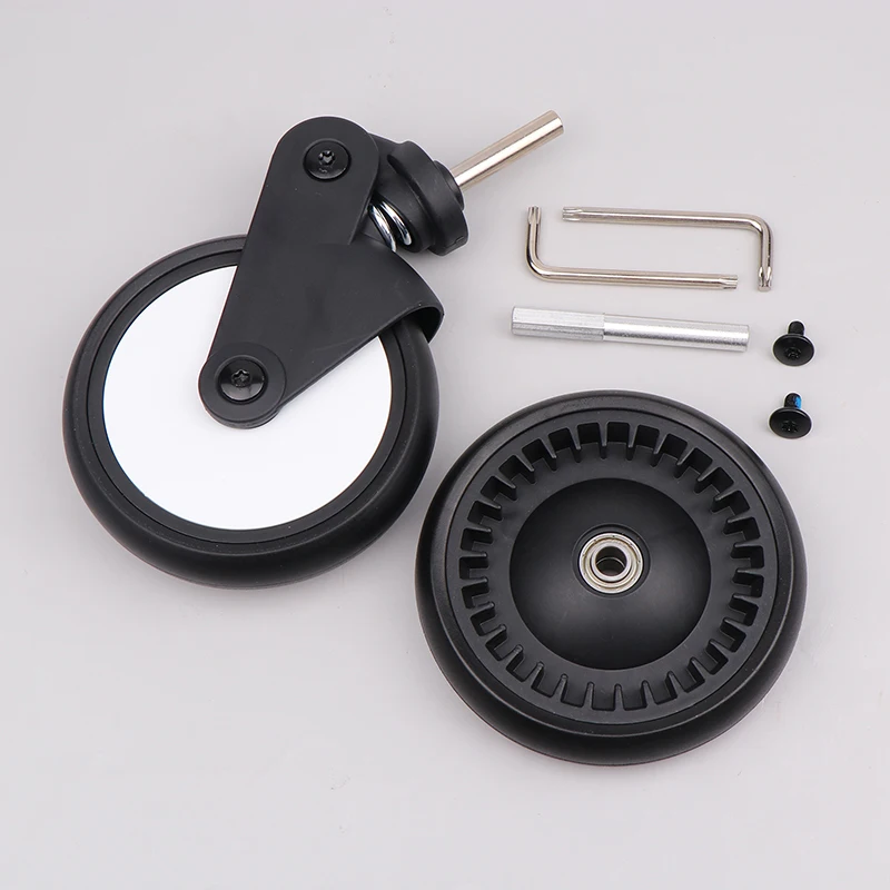 Stroller-Replacement-Rubber-Wheels-Front-And-Rear-Wheel-Stroller ...
