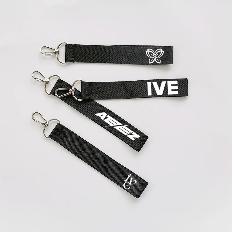 KPOP-TWICE-IVE-ZB1-ATEEZ-Nylon-Phone-Rope-Keychain-Pendant-GIDLE-Stray ...