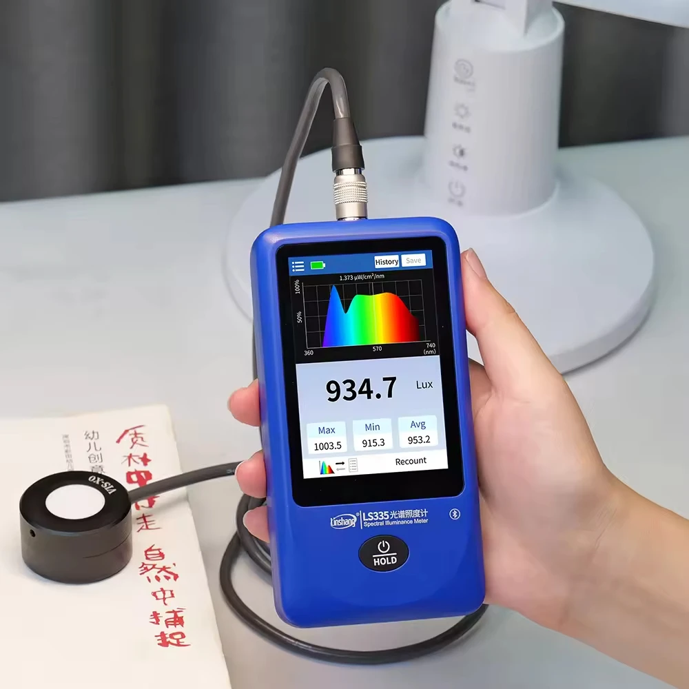 Multi-Parameter Spectral Illuminance Meter CRI meter CCT Lux Tester ...
