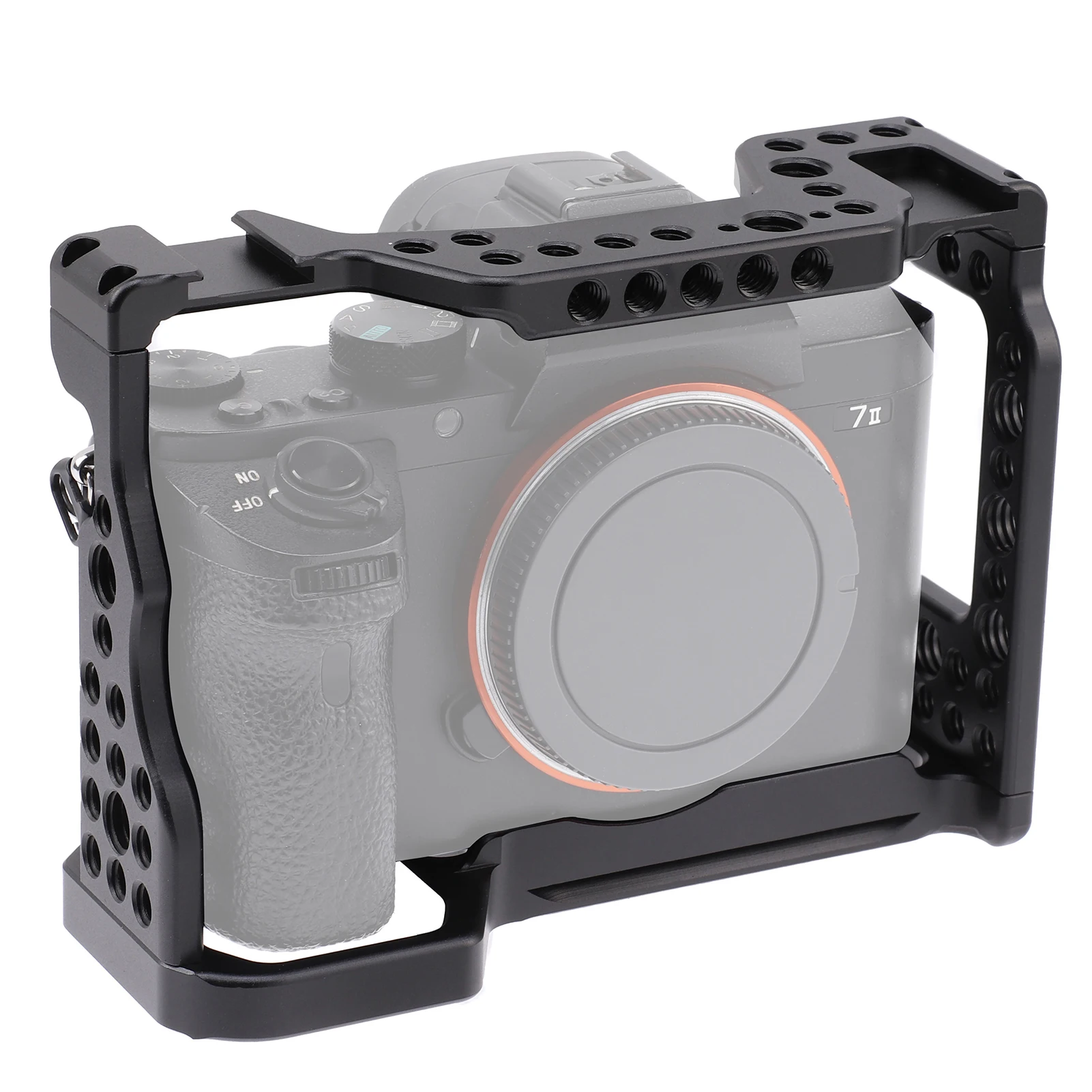 Camera Cage Aluminum Alloy Video Cage for Sony A7M3 A7R3 A9 Mirrorless ...