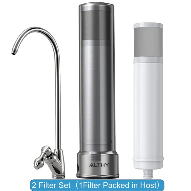 ALTHY U200PRO Kitchen Under Sink Drinking Water Filter Purifier 5 in 1 ...