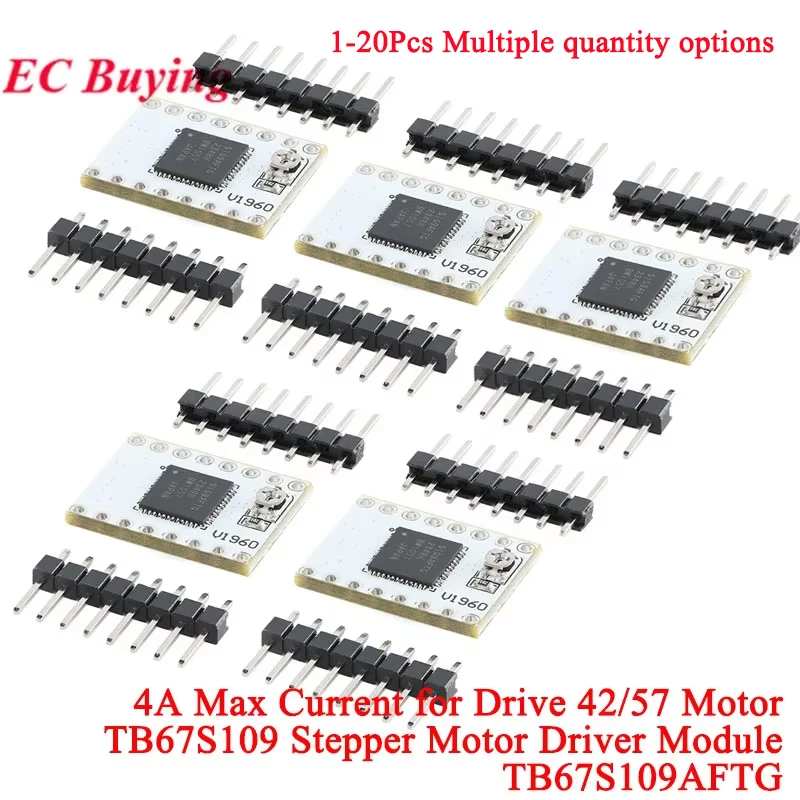 1-20Pcs TB67S109 Stepper Motor Driver Board Module TB67S109AFTG for ...