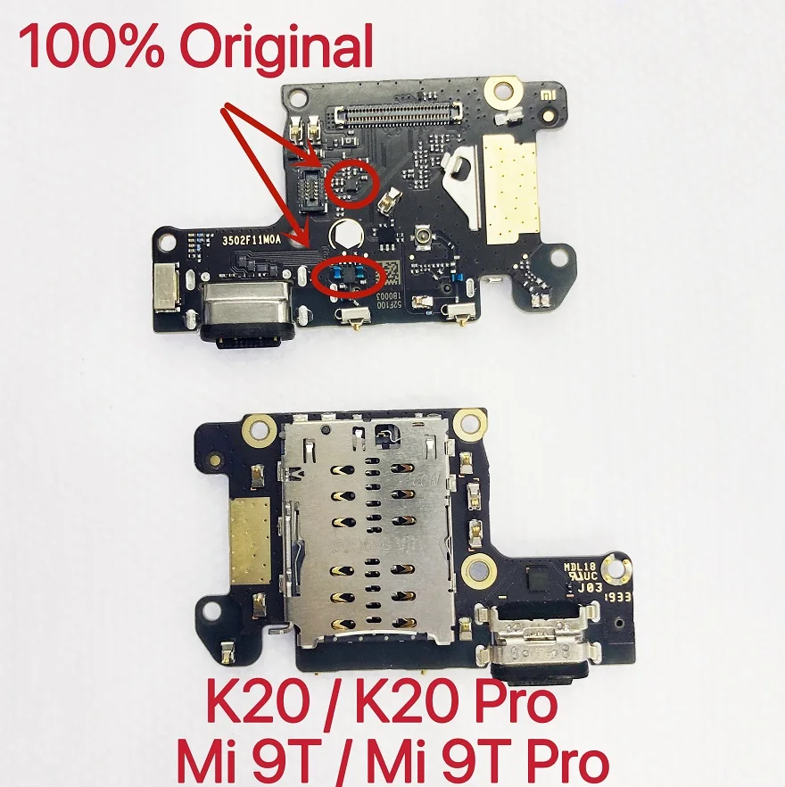 Original For Redmi K20 Usb Port Charger Dock Plug Connector Charging ...