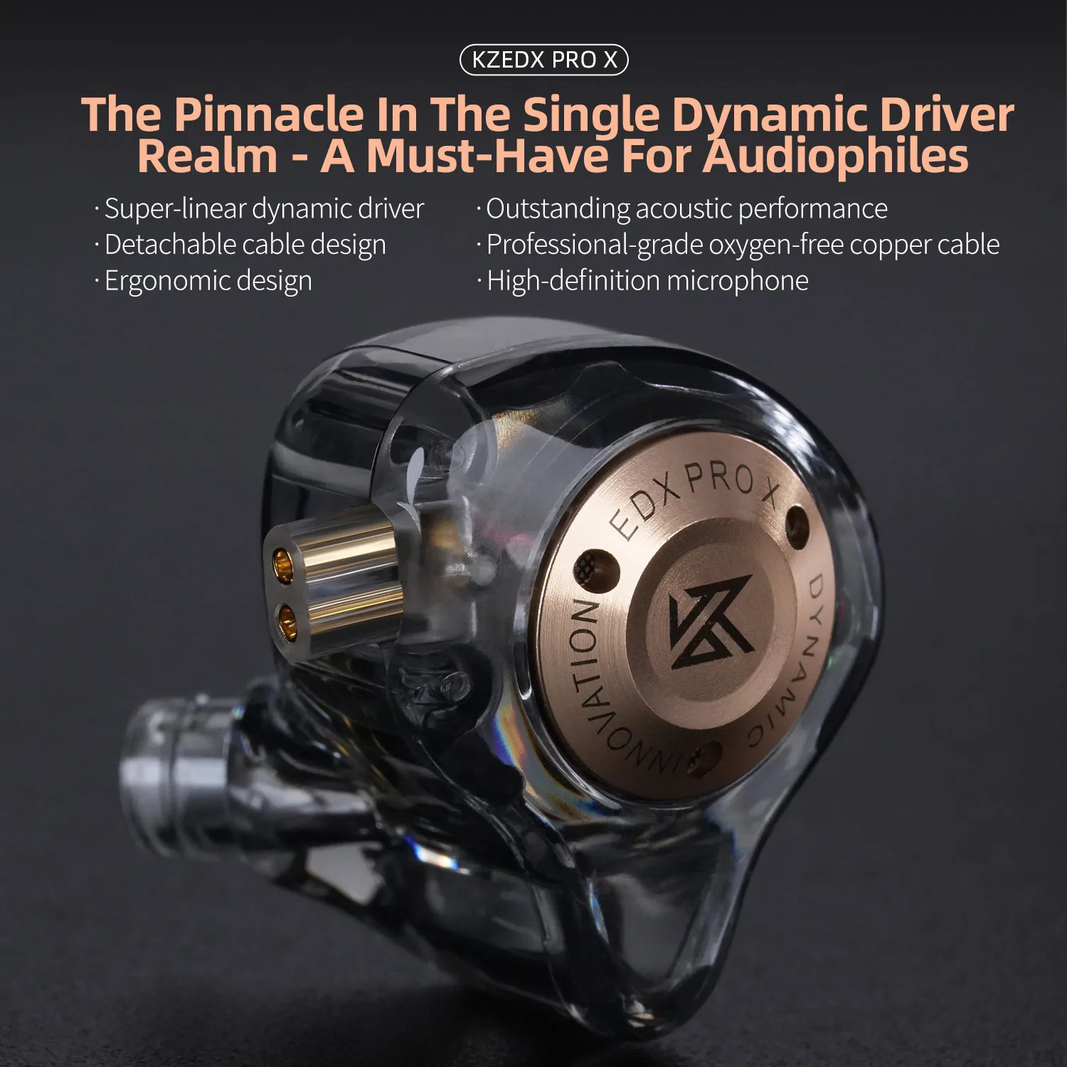 KZ-EDX-PRO-X-IEM-Earphones-Dynamic-Drive-HiFi-Deep-Bass-Sound-Earbud ...