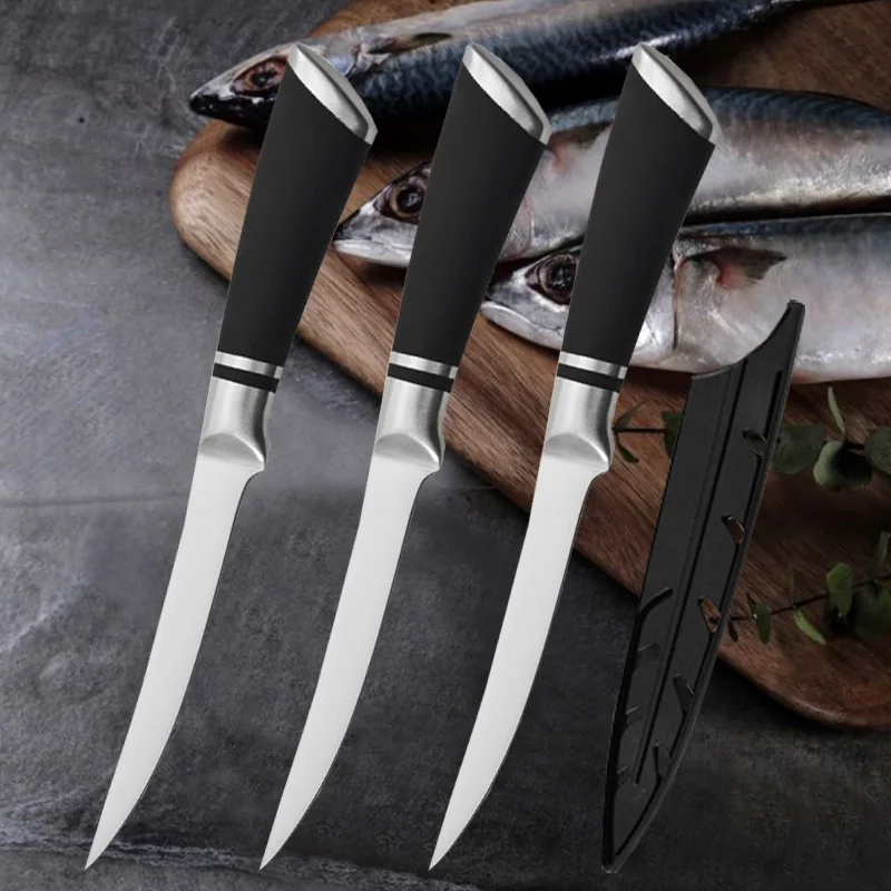 6inch Stainless Steel Sharp Fishing Knife Fillet Butcher Boning Knife ...