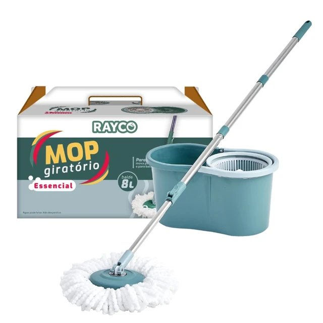360 Fit Swivel Mop With Centrifugal Bucket Inox Cable Mop, 55% OFF