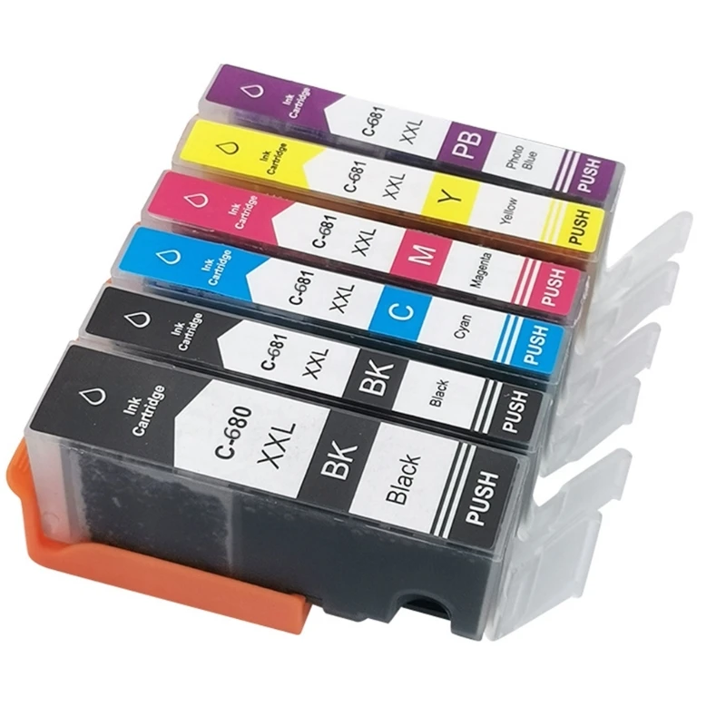 Cartridge PGI 680 CLI 681 for Canon for PIXMA TR7560 TR8560 TS6160 ...