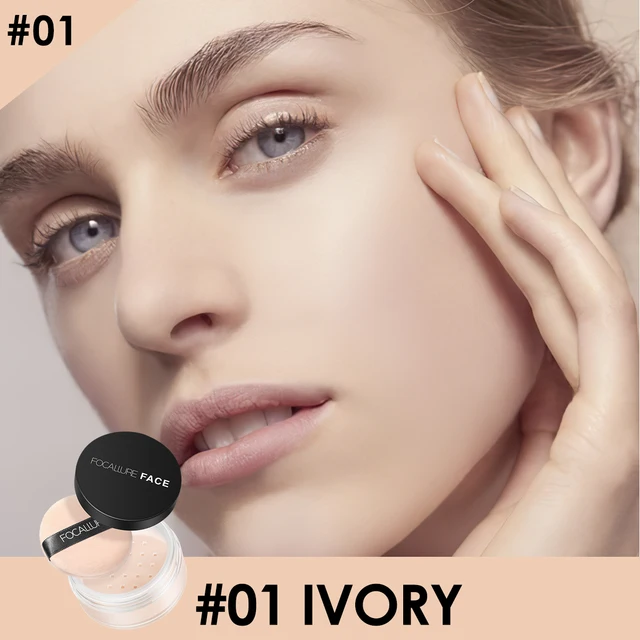 FOCALLURE 9 Colors Waterproof Oil-control Loose Powder Long-lasting ...
