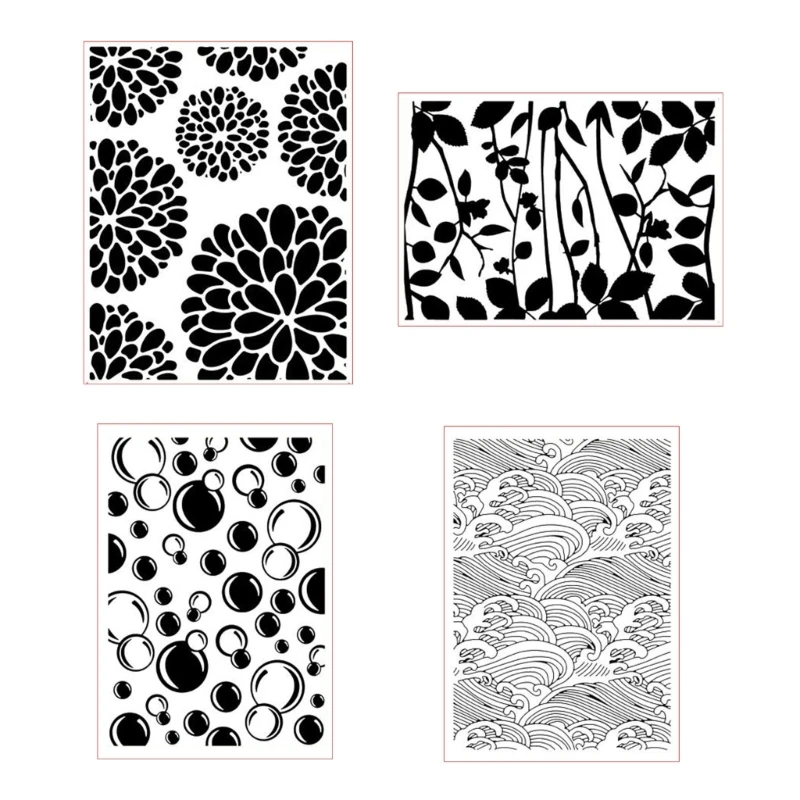 Paper Craft Embossing Folders Flower Embossing Template For Birthday paper-craft-embossing-folders-flower-embossing-template-for-birthday