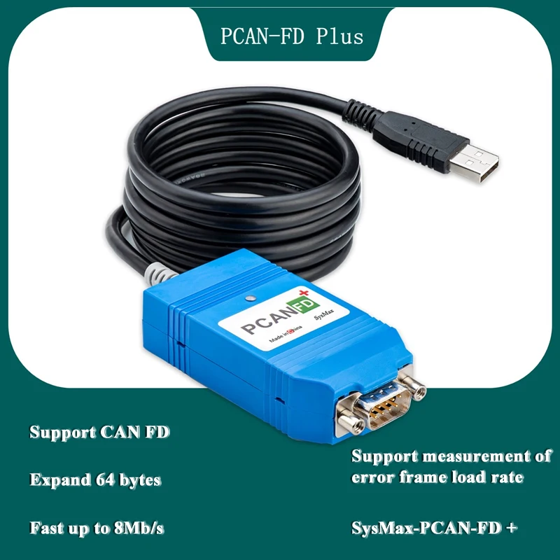 PCAN FD USB a CAN FD Compatible IPEH-004022 Compatible con Vector CANoe ...