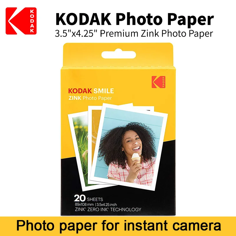Original-Kodak-Zink-Print-Photo-Paper-3-5x4-25-Inch-20-Sheets ...