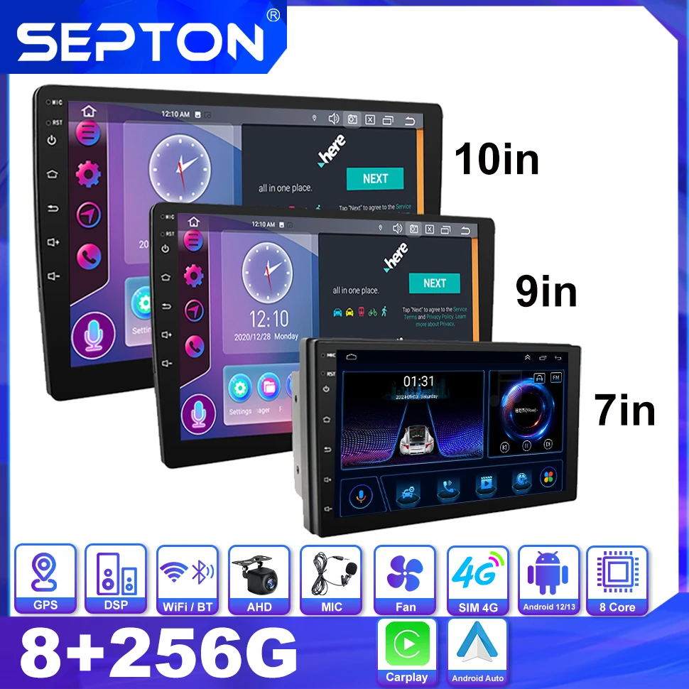 SEPTON-7-9-10-Universal-2-DIN-Car-Radio-WIFI-Car-Audio-Multimedia ...