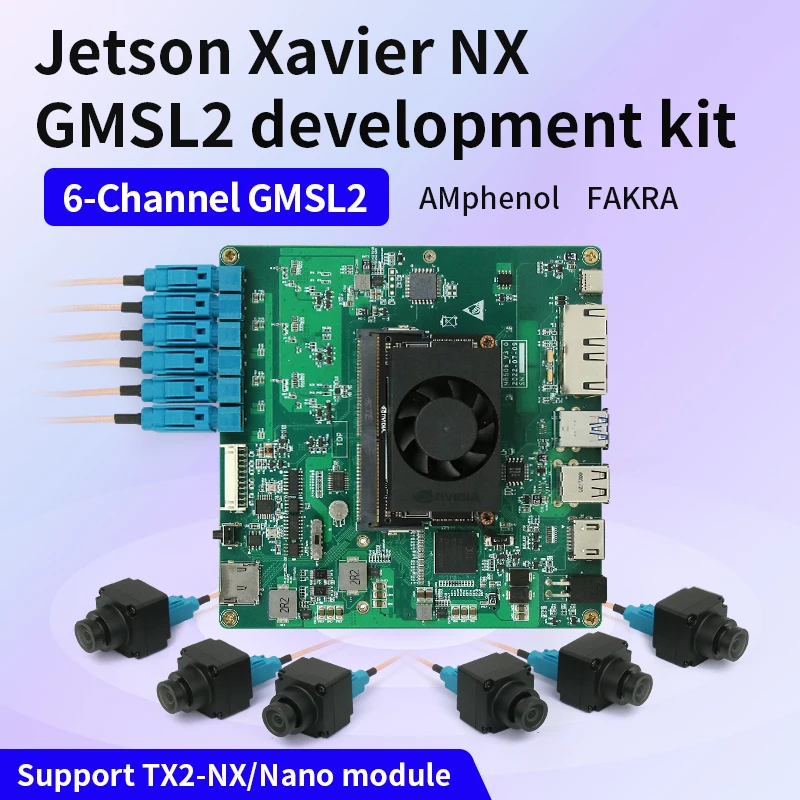 GMSL2 development board 6-way max9296 acquisition Jetson Xavier NX ...