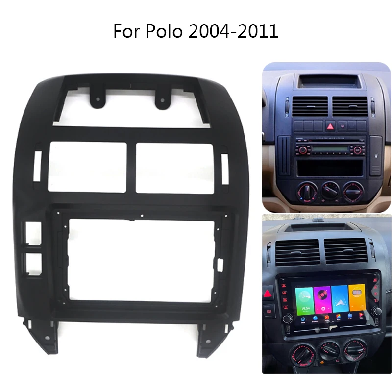 Auto-Stereo-Frame-Kit-For-VW-Volkswagen-Polo-2004-2011-Mounting-Bezel ...