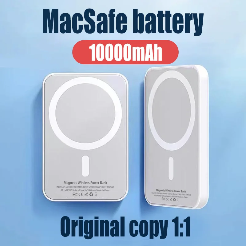 Mag-safe-Power-Bank-External-Auxiliary-Battery-Slim-Portable-Magnetic ...