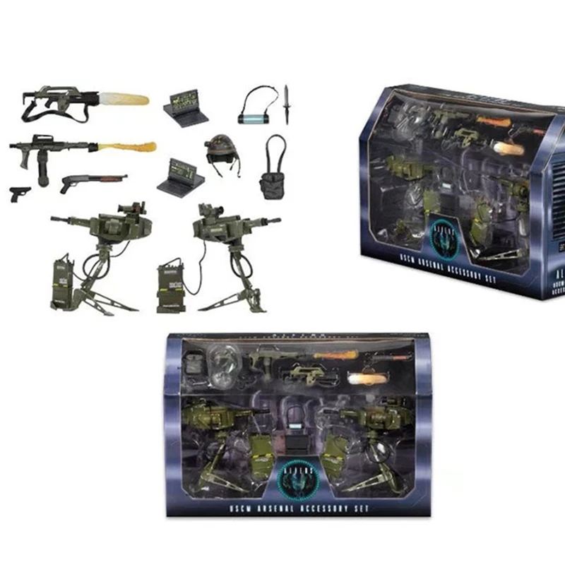 NECA-Alien-Uscm-Accessory-Set-Action-Figure-Collectible-Model-Toys ...