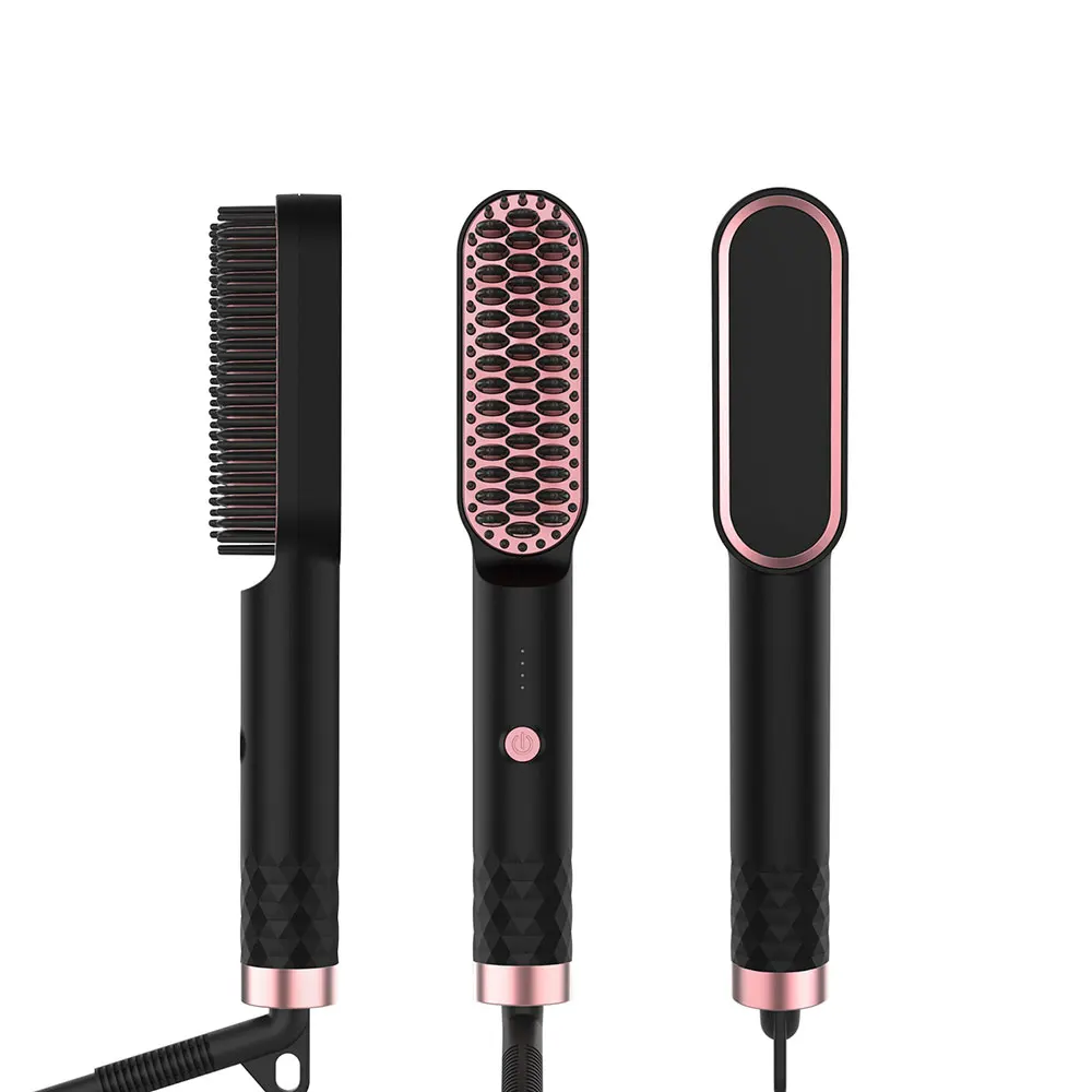 Electric Hot Comb Multifunctional Straight Hair Straightener Comb ...