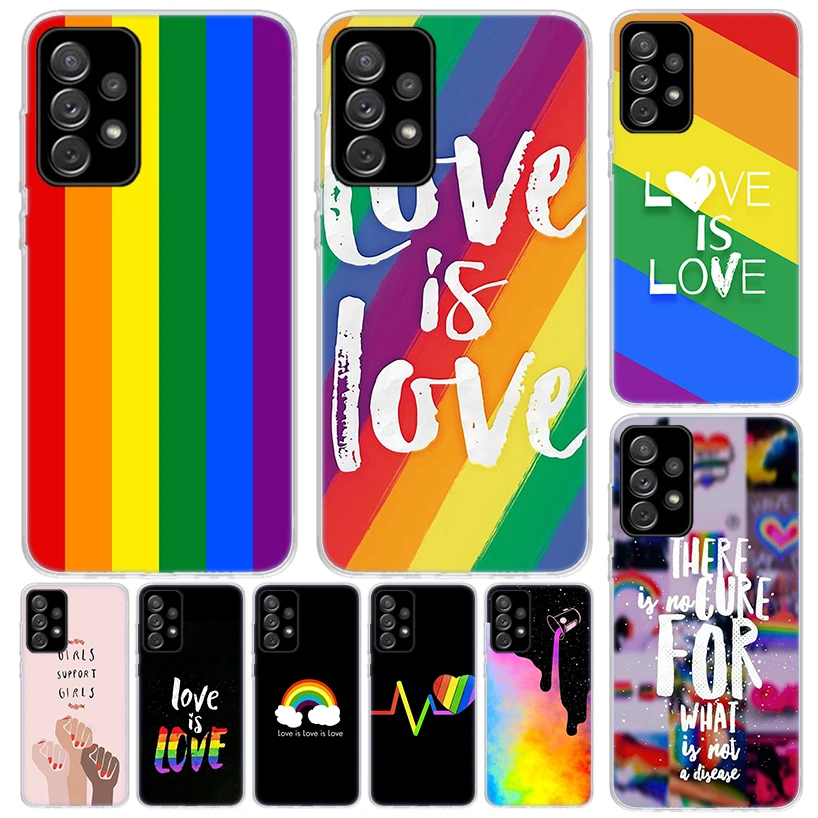 Love-Is-Love-LGBT-Rainbow-Phone-Case-For-Samsung-Galaxy-A15-A14-A54-A13 ...