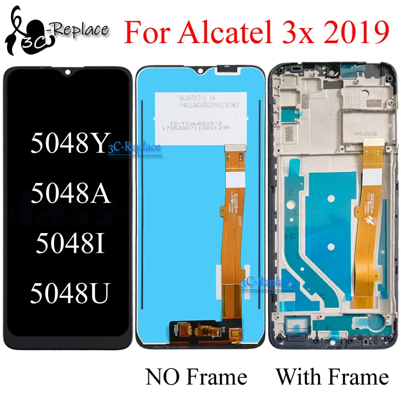 Original 6.52 for para alcatel 3x 2019 5048 5048a 5048i 5048u 5048y ...