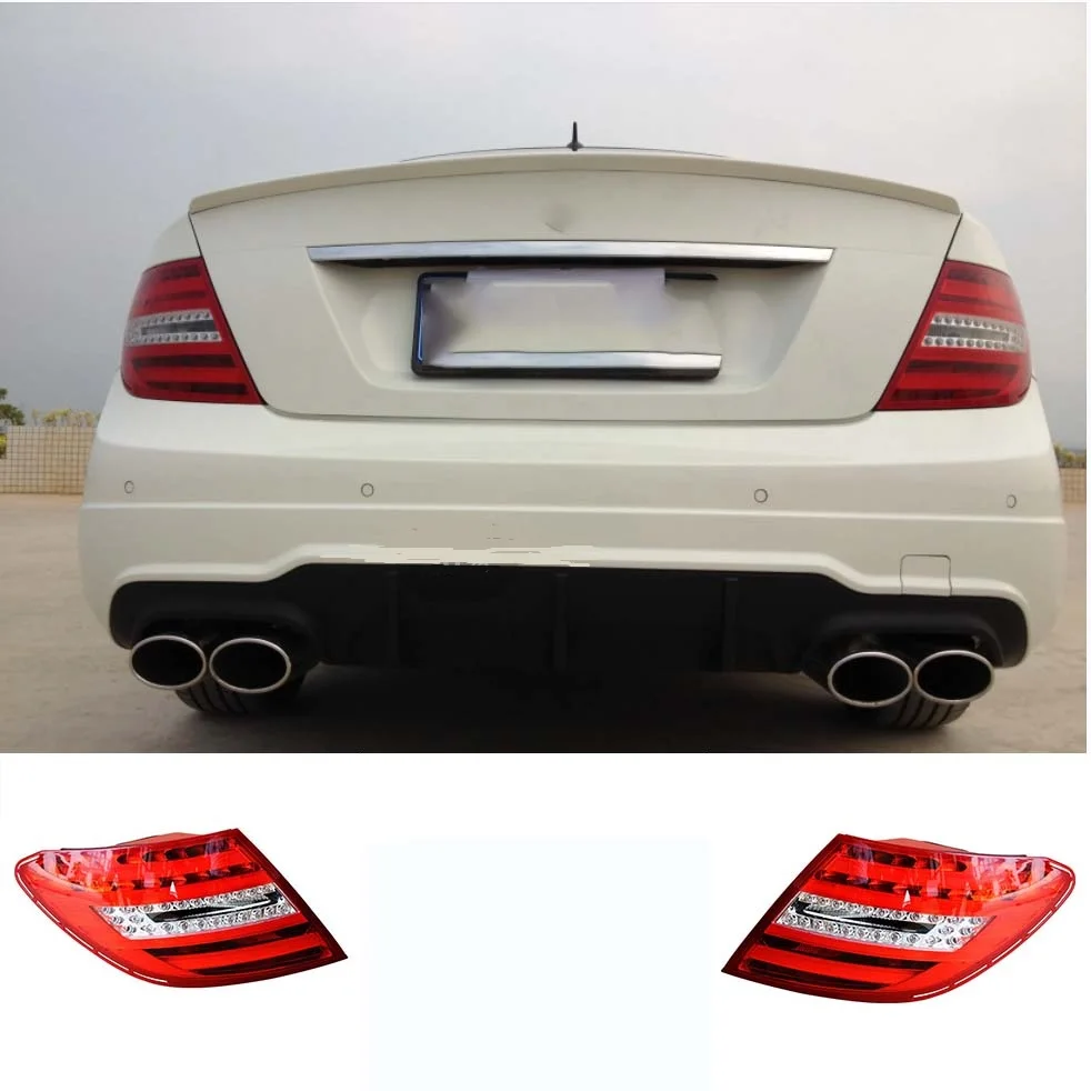 LED-Rear-Stop-Brake-Tail-Lights-Lamp-For-Mercedes-Benz-W204-C-Class ...