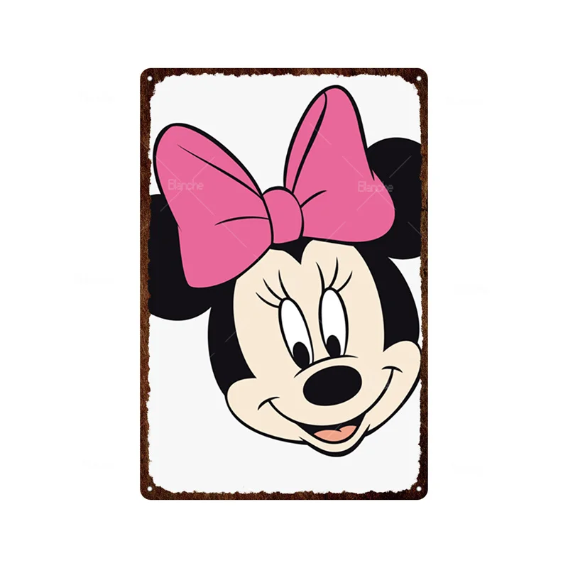 Minnie Mouse Pink Face