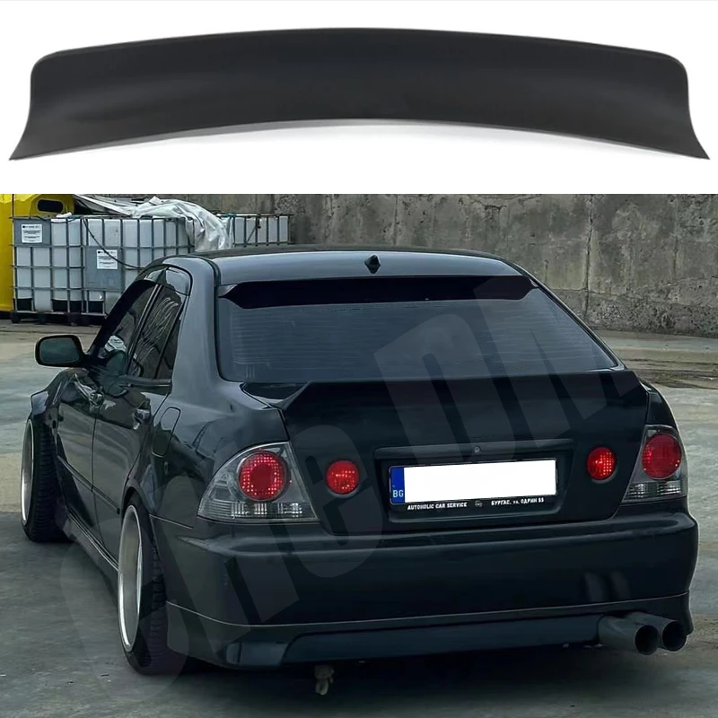 IS200-Modified-TRD-Style-Black-Carbon-Fiber-Rear-Trunk-Luggage ...