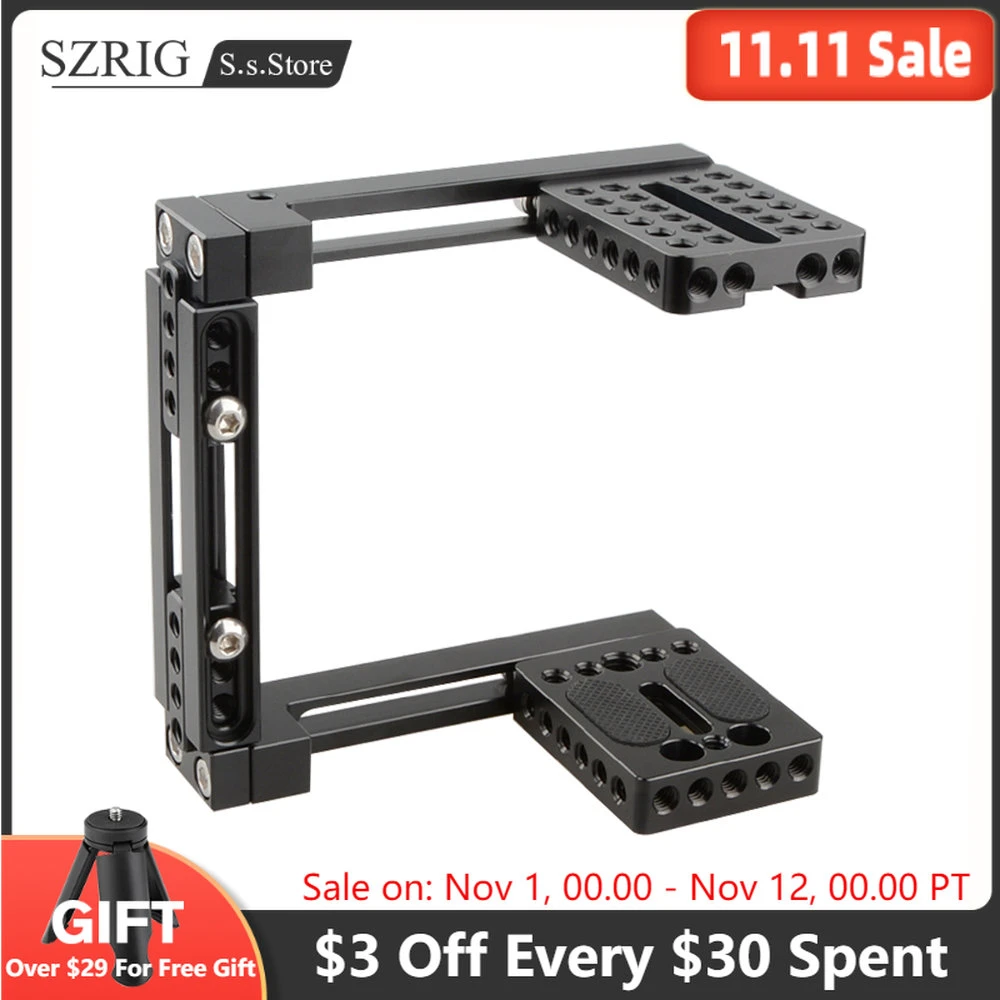 Kayulin 80D GH5 Cage Dual use Adjustable Dslr Camera Cage For Canon 80D ...