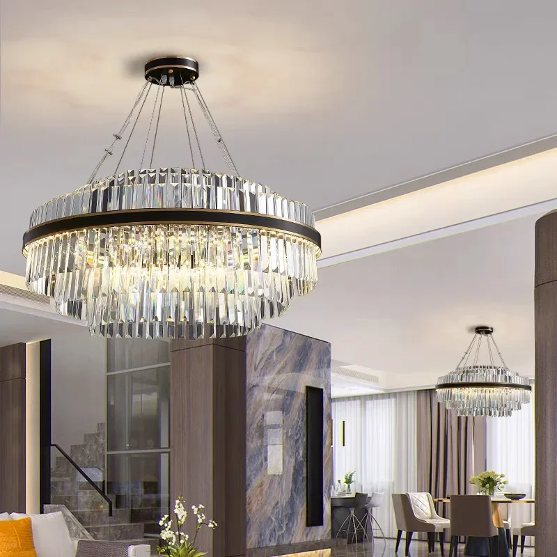 2024-NEW-Modern-Lustre-Crystal-Pendant-Lights-Indoor-LED-Chandelier ...