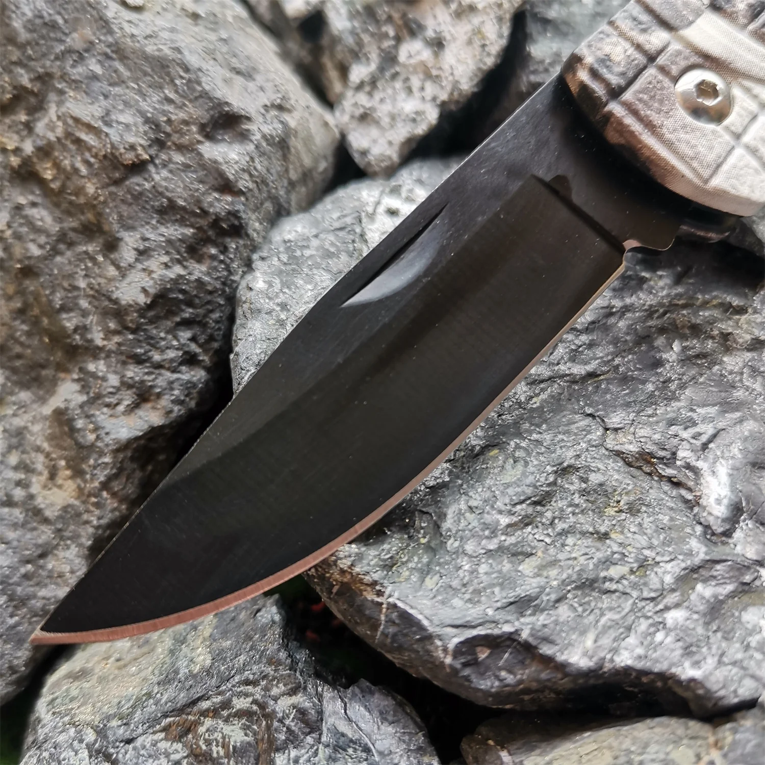 Doom Blade Portable Stainless Steel Folding Knife - Blade HQ