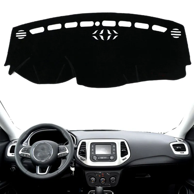 Car Styling For Jeep Compass MK2 2017 2018 2019 2020 Dashboard Cover ...