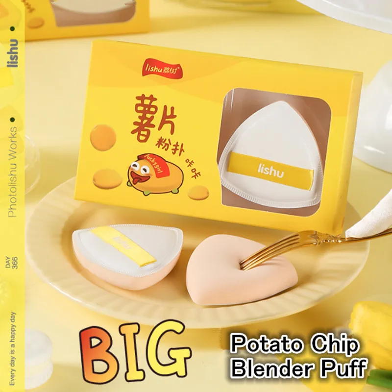 LiShu-2pcs-Air-Cushion-Makeup-Puff-Super-Soft-Do-Not-Eat-Powder-Liquid ...
