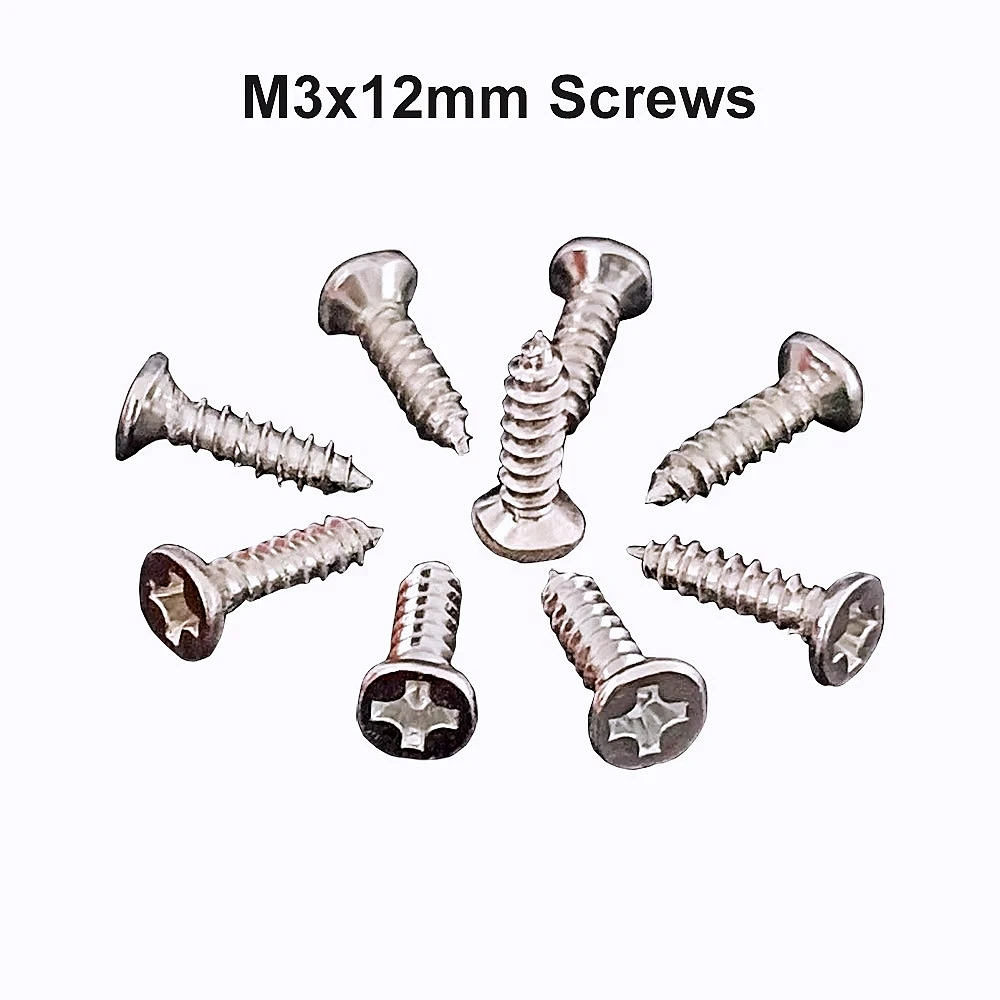 M3-screw-cross-screw-12mm-round-head-mini-screw-suitable-for-LED-DIY ...
