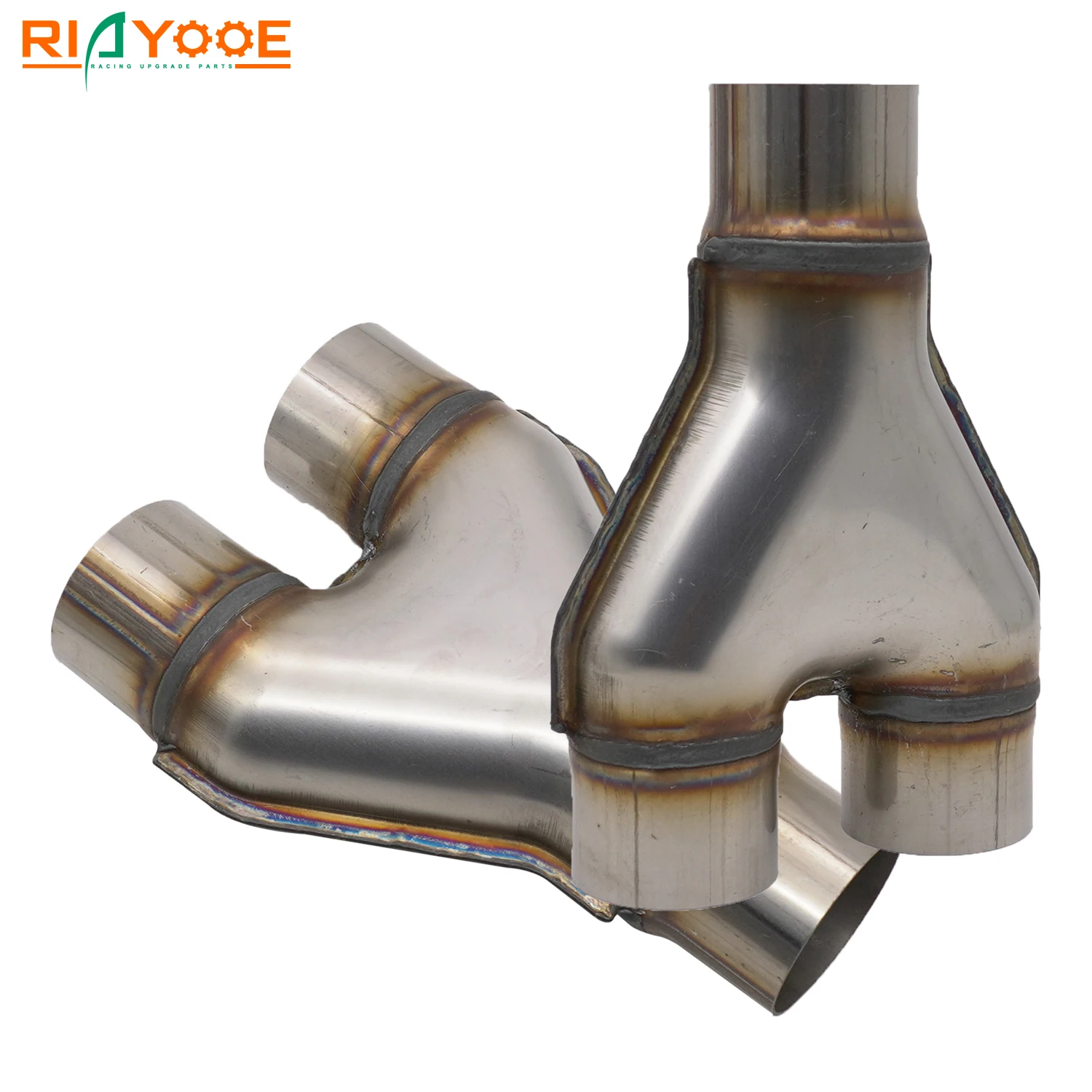 Car Exhaust Y Pipe 2" 2.25" 2.5" 3" Inlet 3-Way 409 Stainless Steel 51 ...