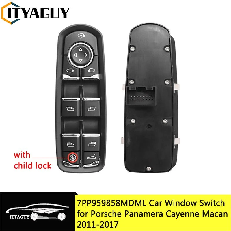 7PP959858MDML Driver Side Electric Window Switch with Child Lock For ...