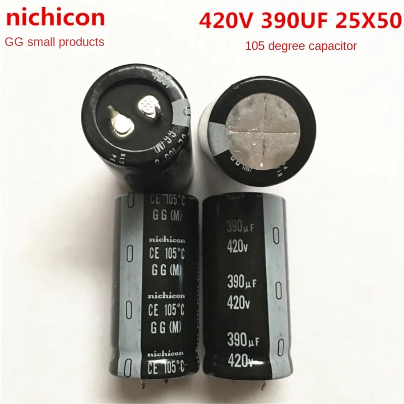 1PCS-420V390UF-Aluminum-Electrolytic-Capacitor-Through-Hole-Nichicon ...