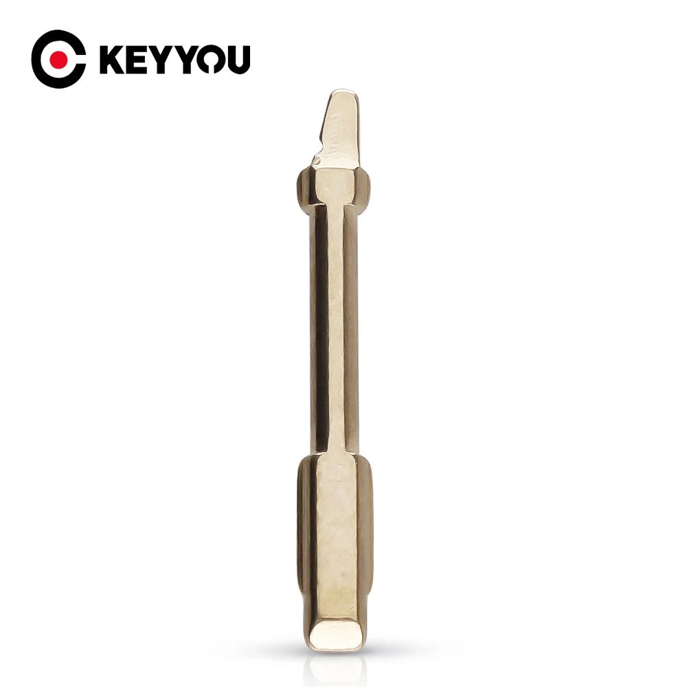 KEYYOU Metal Blank Uncut Flip Original Car Remote Key Blade Type #91 ...