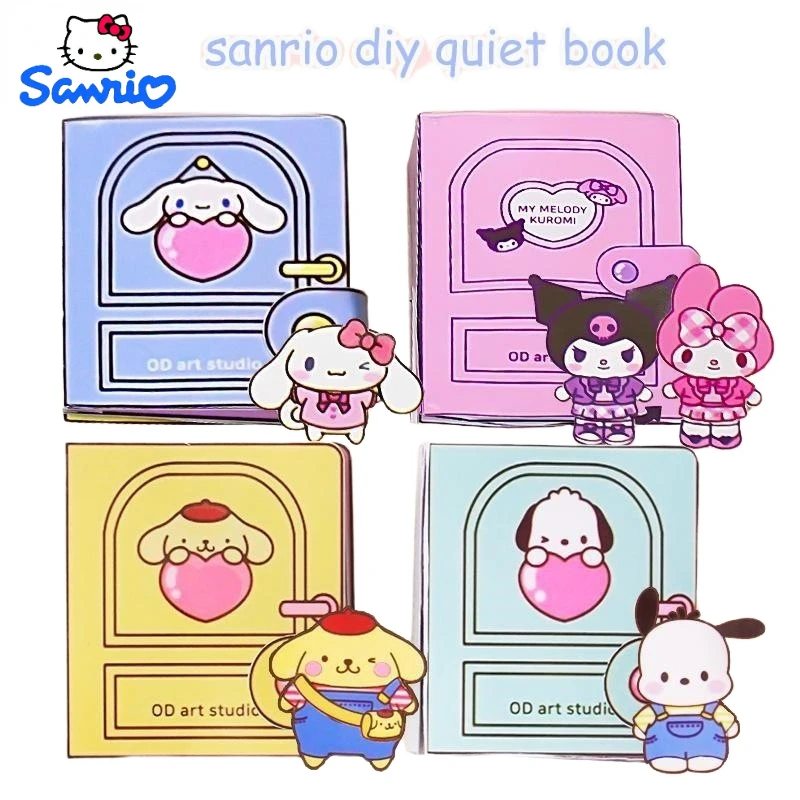 Fun-Sanrio-Quiet-Book-Anime-Hello-Kitty-Melody-Kuromi-Pochacco ...