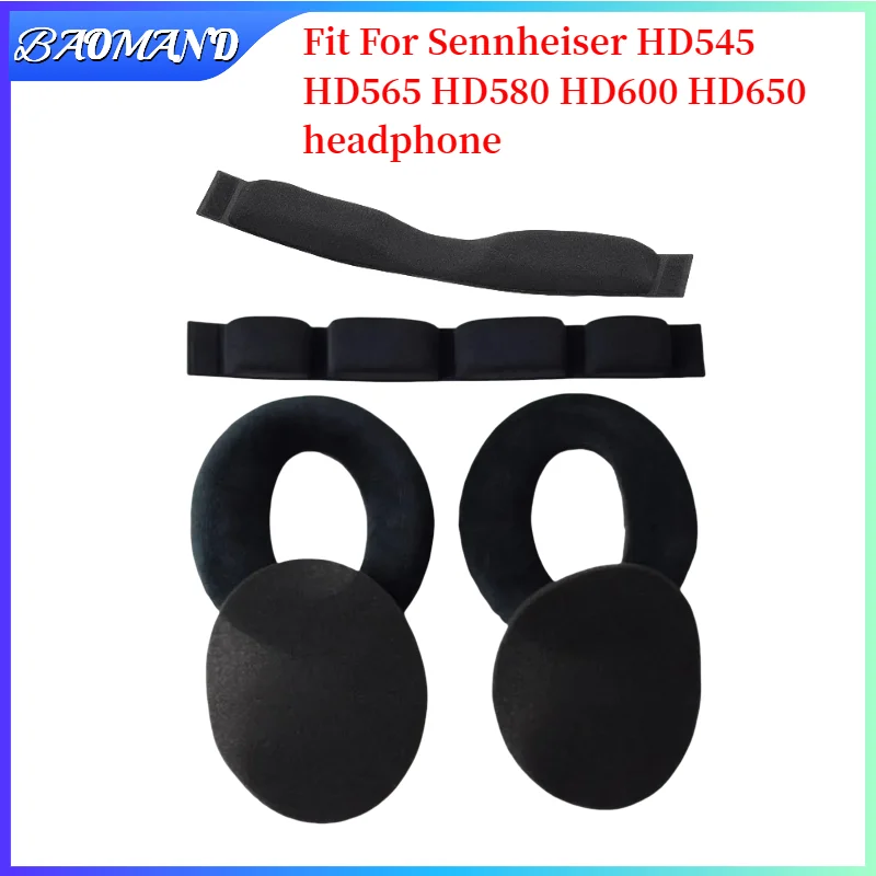 BAOMAND For Sennheiser HD545 HD565 HD580 HD600 HD650 Headset Headphones ...