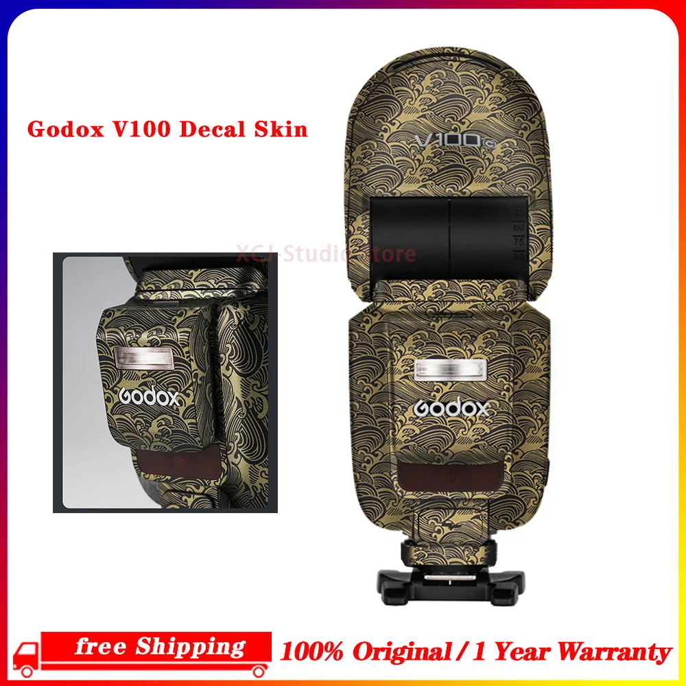 Godox V100 Decal Skin Flash Vinyl Wrap Film Anti-Scratch Protector Coat ...
