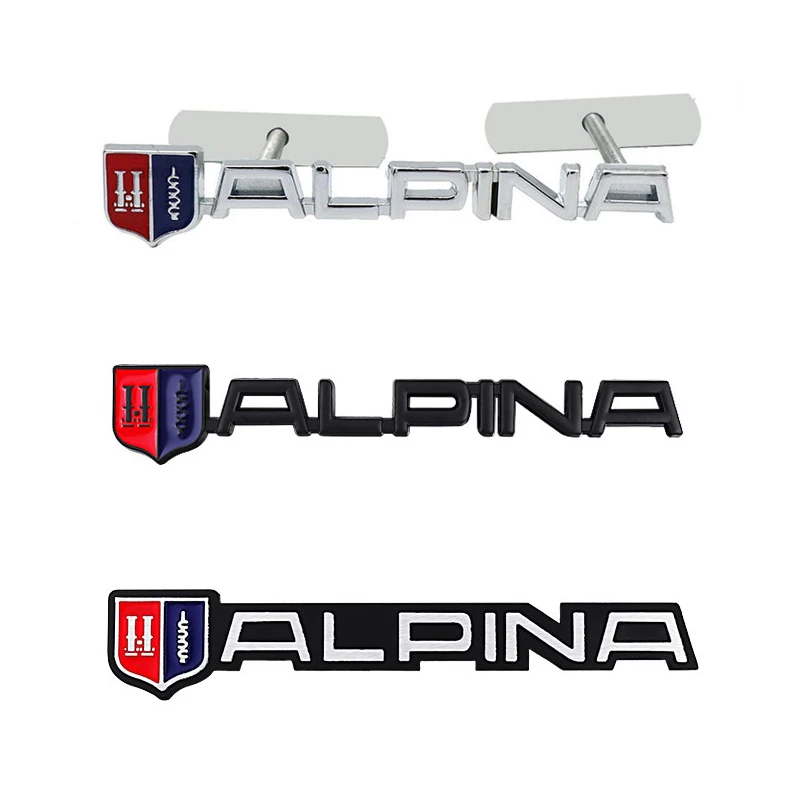 3D-Metal-Car-Stickers-Decals-Front-Hood-Grill-Emblem-For-BMW-ALPINA ...