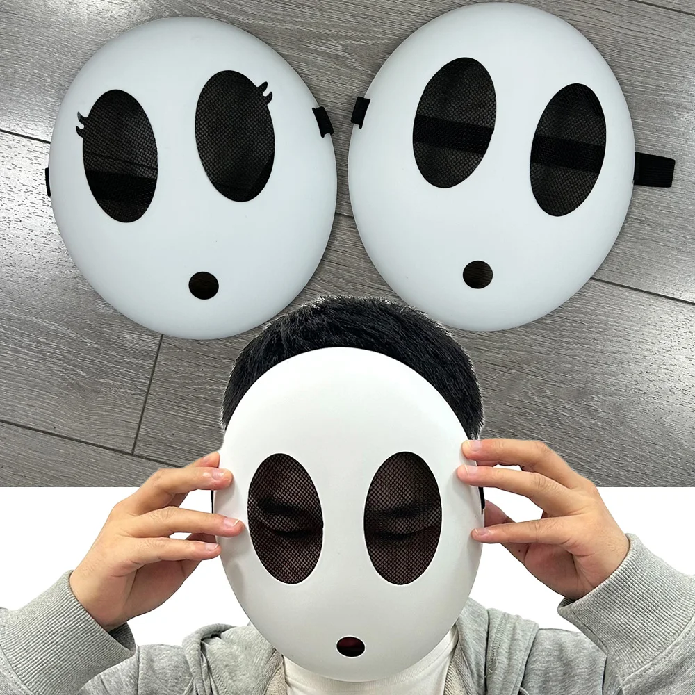Game-Shy-Guy-Bros-Plastick-Mask-Cosplay-Funny-Cute-Kid-Boys-Girls-Adlut ...