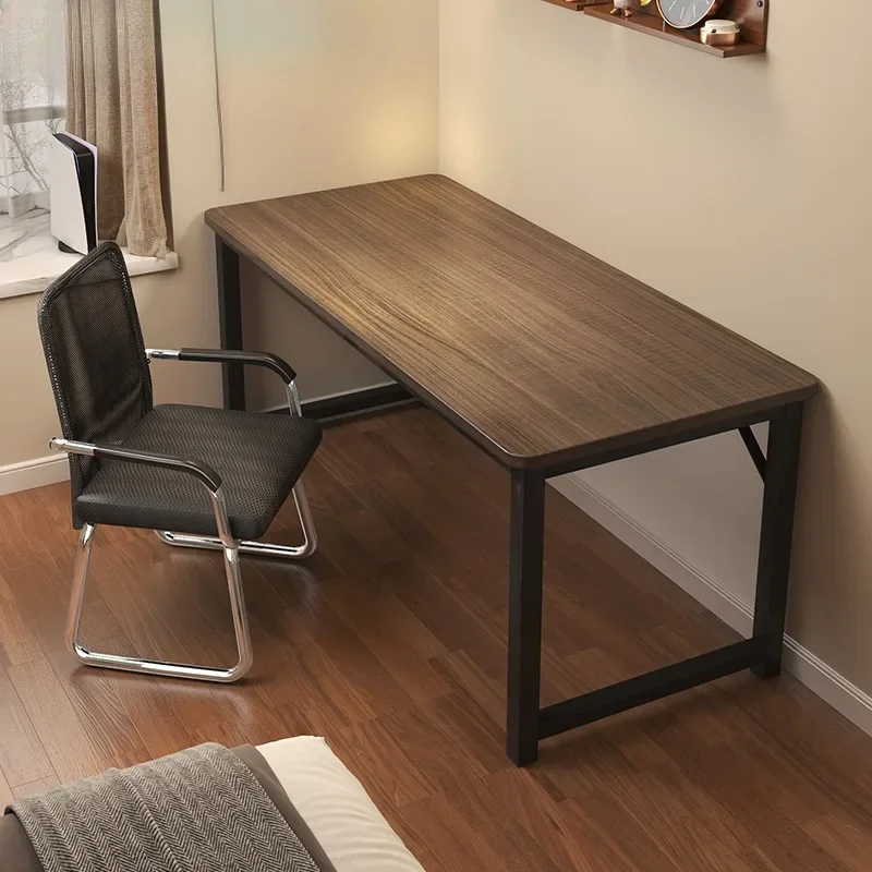 Mid-Century-Vintage-Office-Desks-In-Stock-Dark-Wood-Minimalist-Computer ...