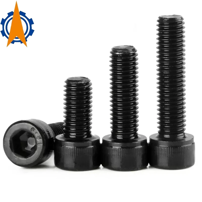 Tornillo de cabeza Allen de acero de aleación DIN912, M1.4, M1.6, M2, M2.5, M3, M4, M5, M8 12,9 ...