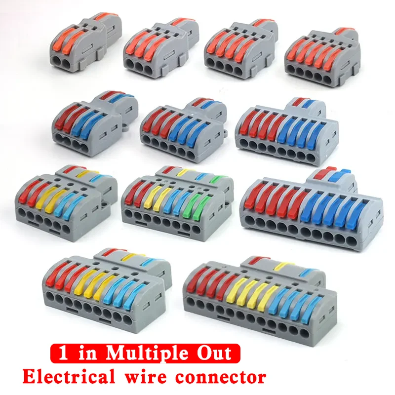 10-50-Pcs-1-in-Multiple-Out-Fast-Electrical-Connectors-Universal ...