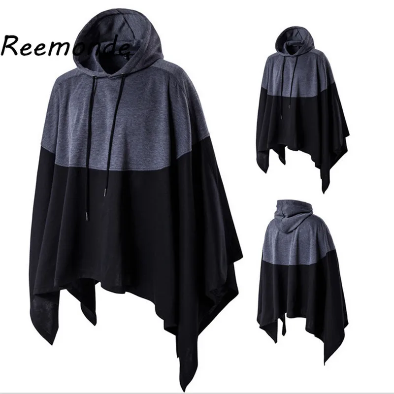 New-Autumn-Winter-Mens-Cloak-Coat-Hoodie-Sweatshirt-Vintage-Gothic-Tops ...