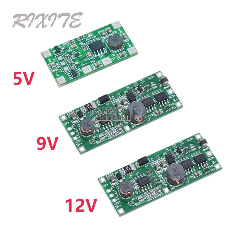 DC 5V 9V 12V Charging Step Up Booster Module For 18650 Lithium Battery ...